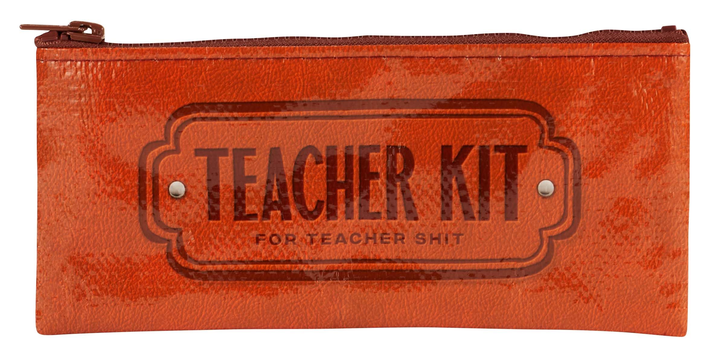 Blue Q Pencil Cases - chunky zipper, sturdy and easy-to-clean, 4.25" h x 8.5" w, made from 95% recycled material…