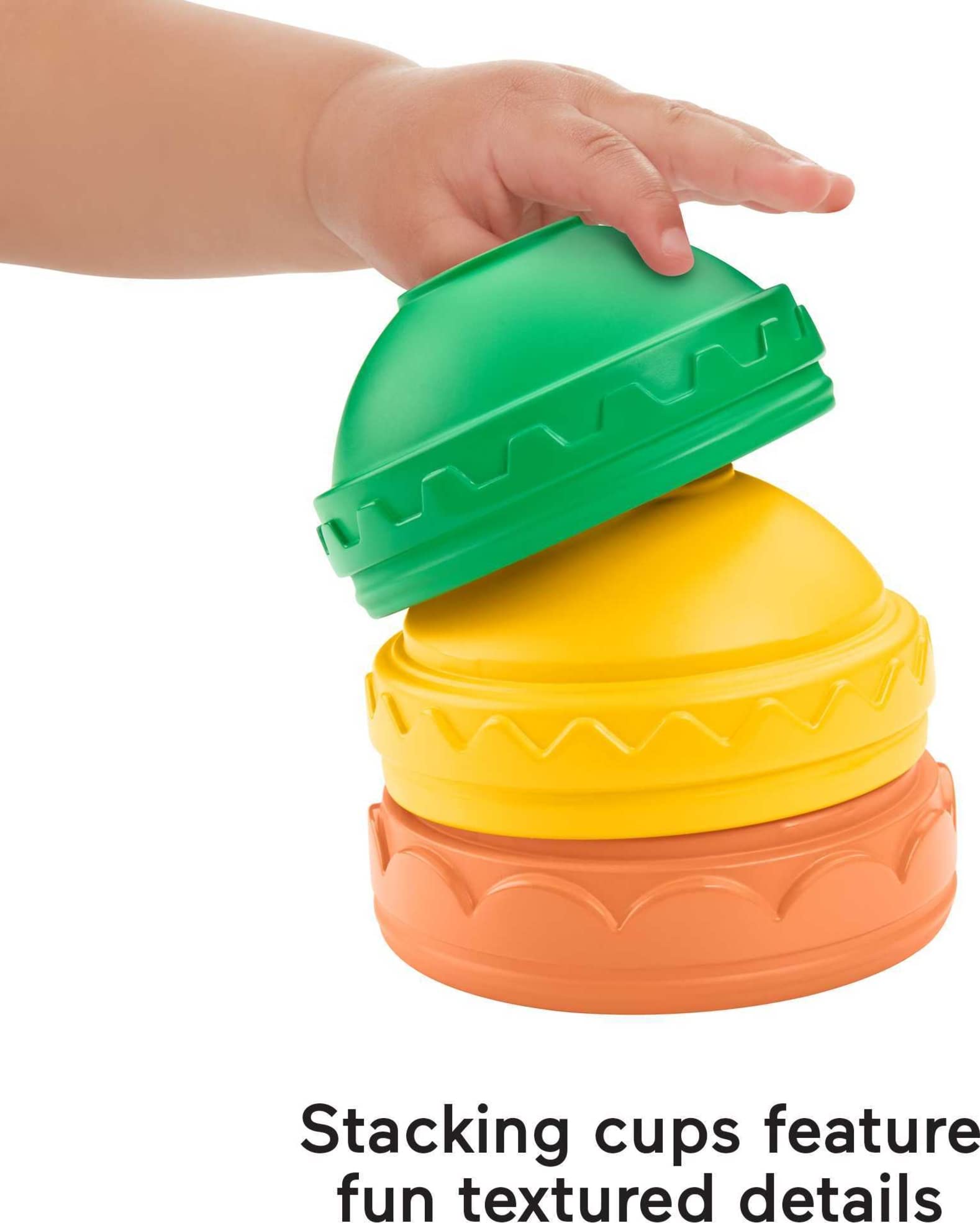 Fisher-Price Stacking Elephant, Infant Stacker Activity Toy For Baby Ages 6 Months And Older