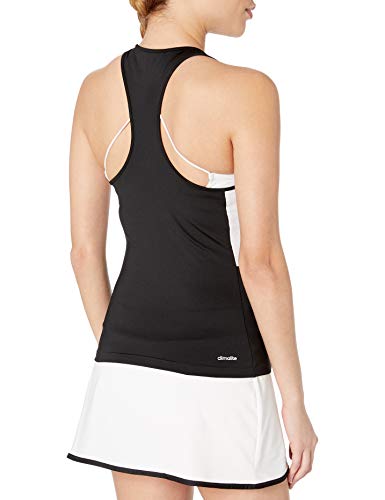 adidas Women's Running M10 Shorts 4" Inseam, Black/White, Large