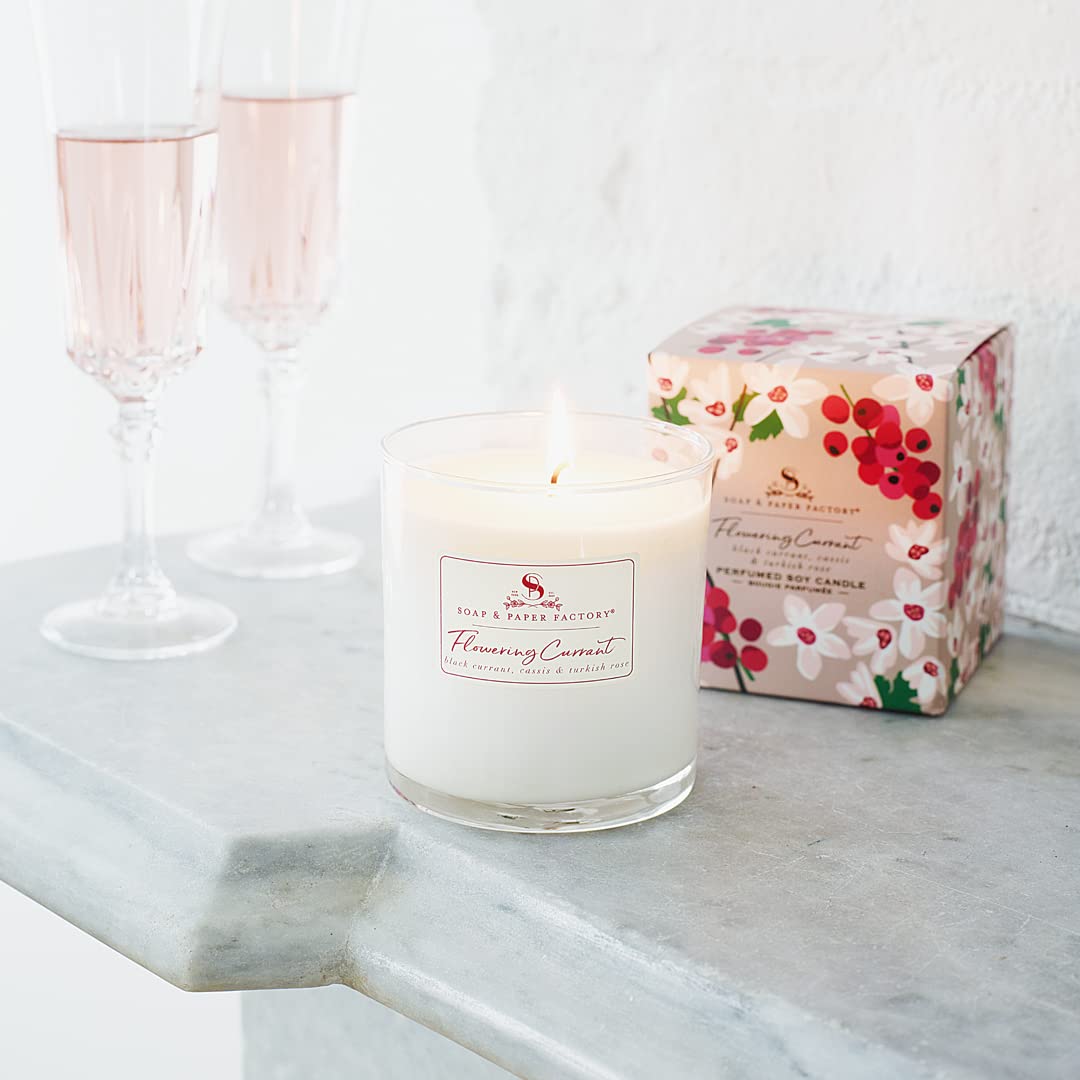 Soap & Paper Factory Flowering Currant 9.5 oz Large Soy Candle