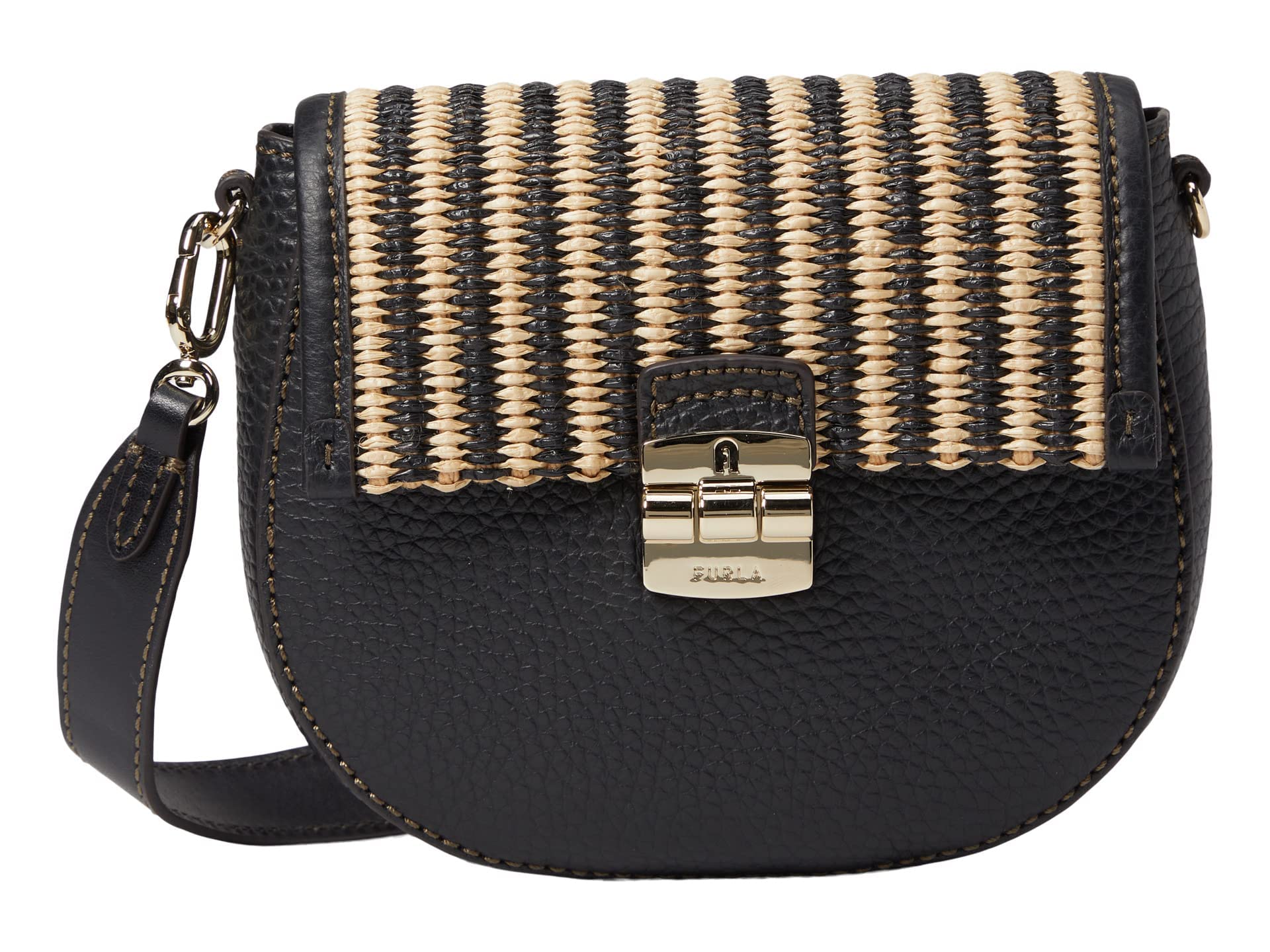 Furla(フルラ) Women Shoulder Bag, Toni Nero+Nero (1007-TYY00)