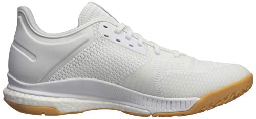 adidas Women's Crazyflight X 3 Volleyball Shoe, White/Gum, 14 M US