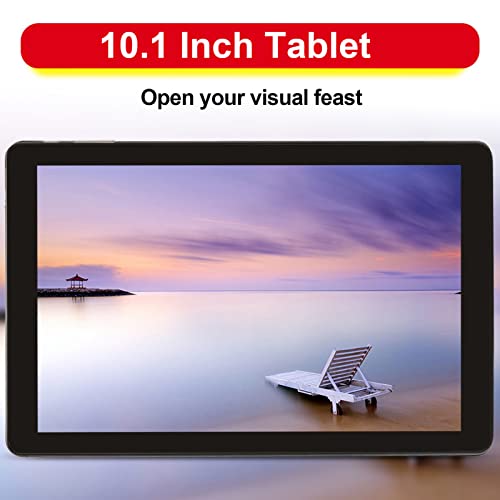 AMONIDA Tablet Computer, HD 1080P 10.1 Inch Tablet 4GB RAM 64GB ROM 5G WiFi Dual SIM 8 Core for School for Adults (US Plug)