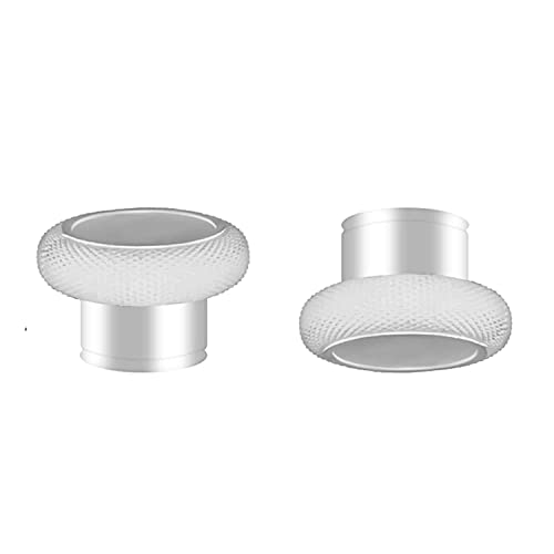 E-MODS GAMING 6 in 1 Metal Thumbsticks Replacement for Elite Series 2 Controllers Xbox One (Model1797) - Thumb Sticks for Elite Series 2 Core (White)