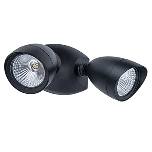 Wall Light IP54 Waterproof Outdoor Wall Sconce,Black Aluminum Rotatable Double-head Wall Lamp,Modern Wall Light for Courtyard Garage Garden Wall Lamp Home (Color : Black)