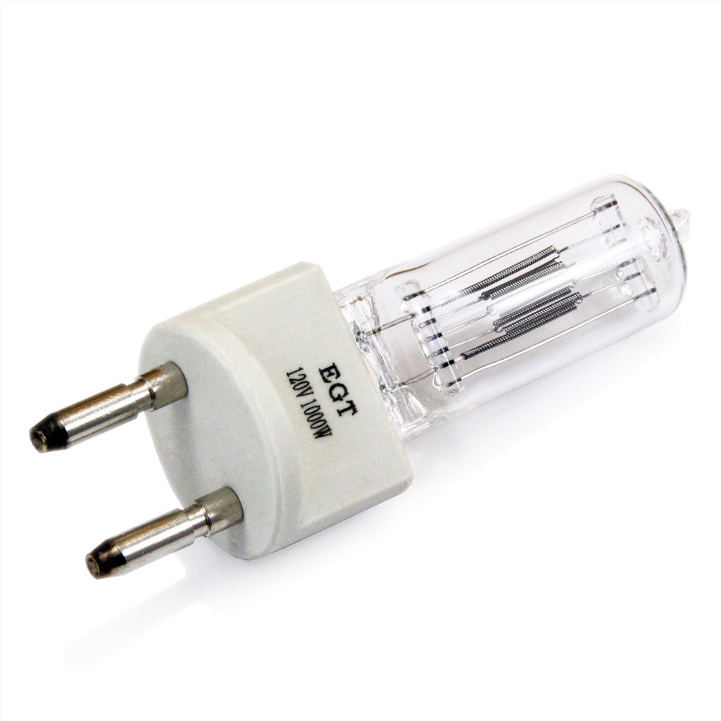 Boryli EGT 1000W / T7 / 120V / CL / G22 1000-watt 120-volt Bi-Pin Based Stage and Studio T7 Bulb, Clear