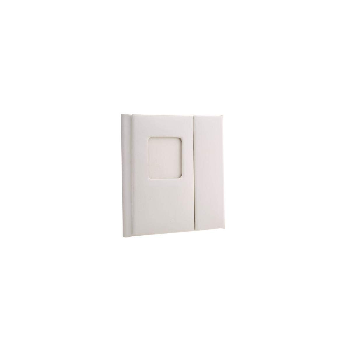 Flashpoint Adorama Overlapping CD Holder with Cover Window, Holds 1 CD, White