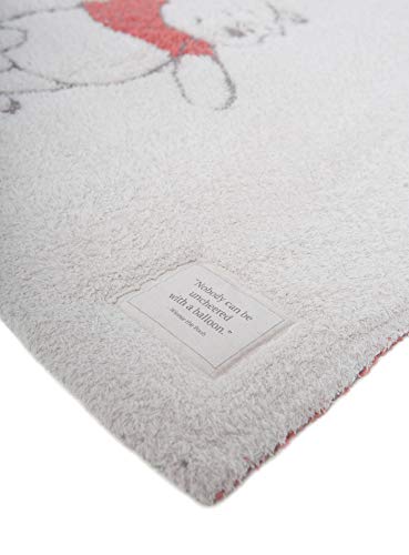 Barefoot Dreams The CozyChic Disney Winnie The Pooh Blanket, Multicolor Throw, Double Layer Jacquard Knit