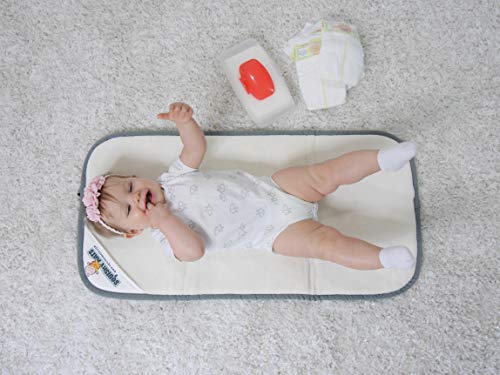 Skinny Mini Diaper Changing Mat - The Ultimate Memory Foam Diaper Changing Pad (16" x 32")