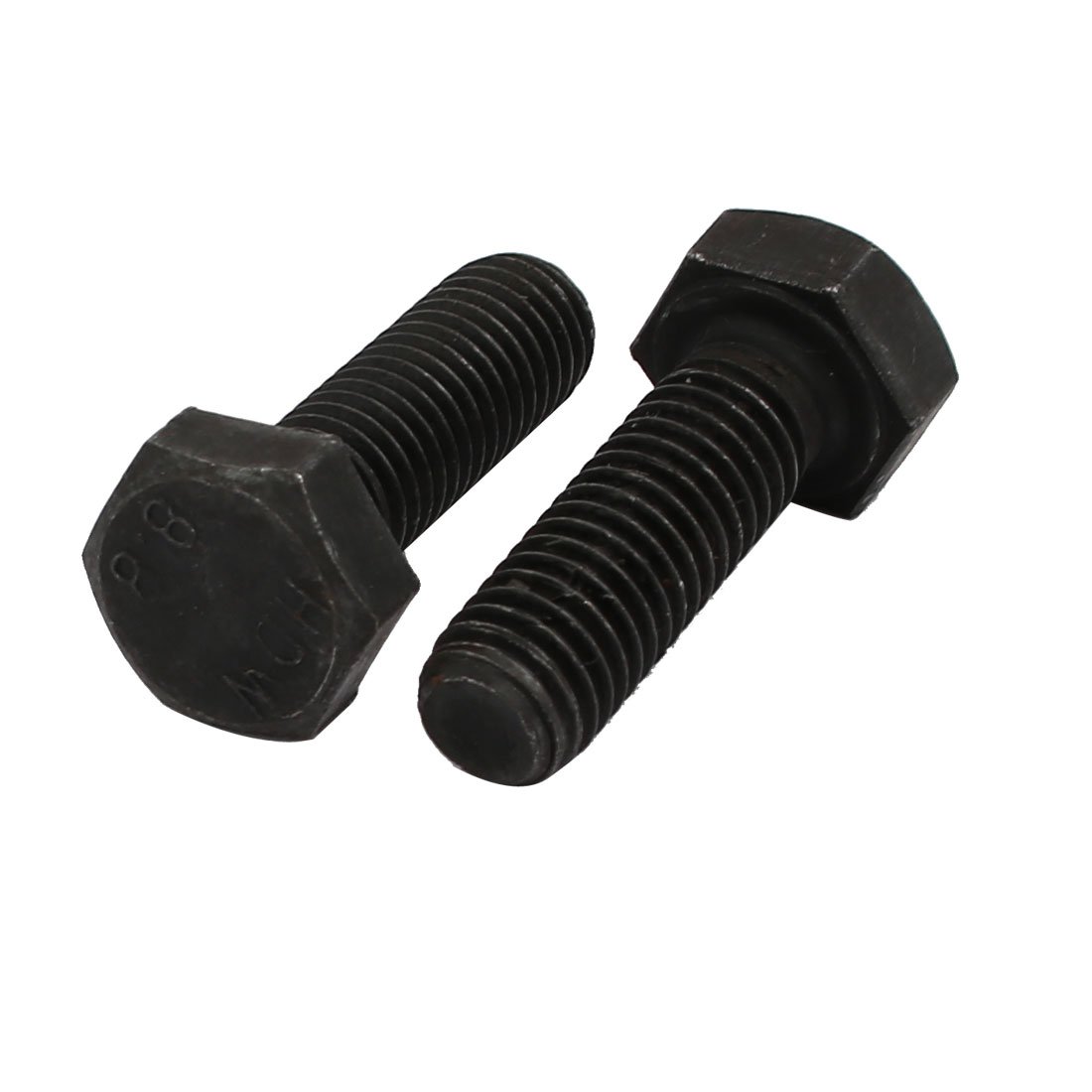 uxcell® 8.8 Grade M8x25mm Full Threaded Left Hand Thread Hex Head Bolt 2pcs