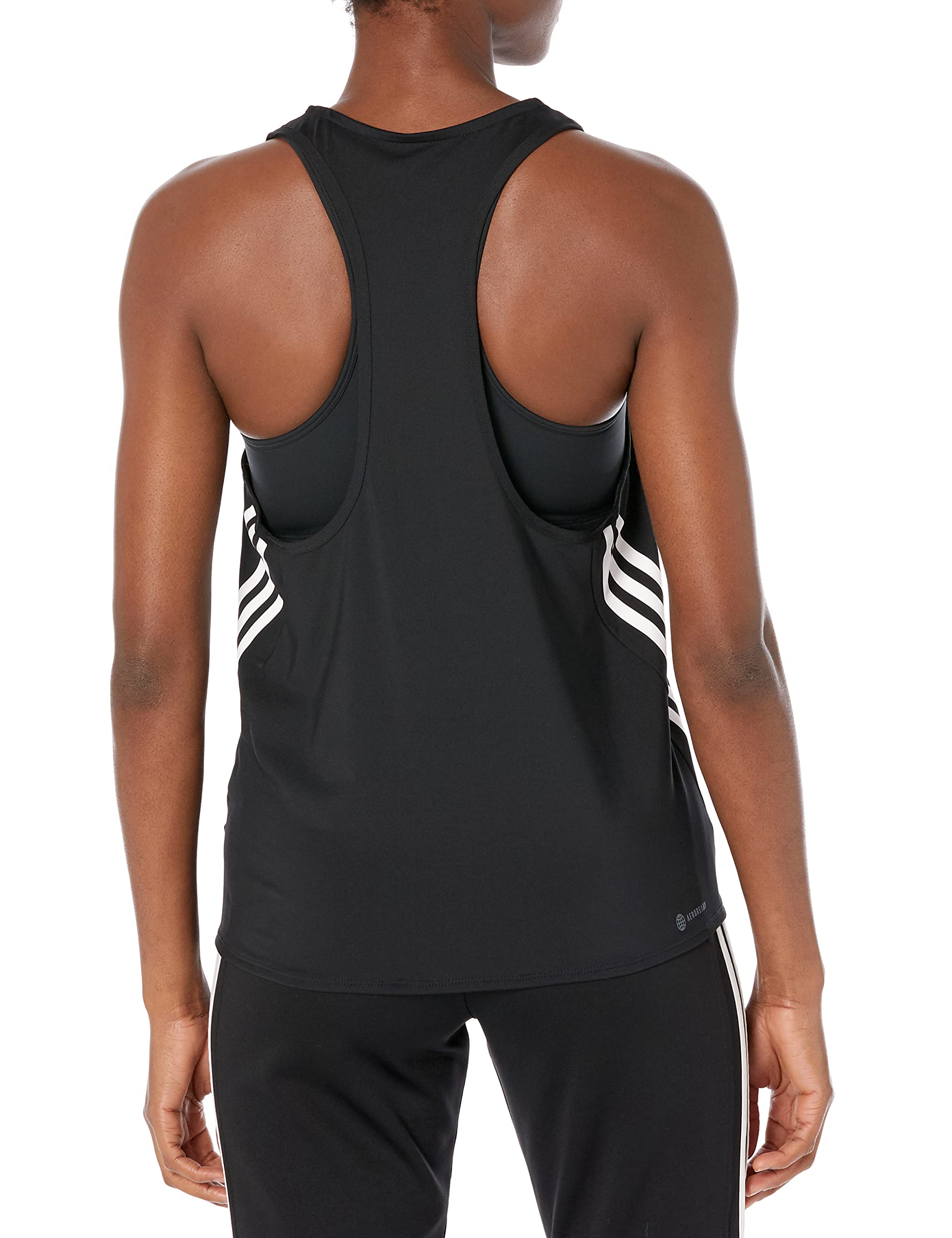adidas Women's Training Icon Tank Top, Black/White, Large