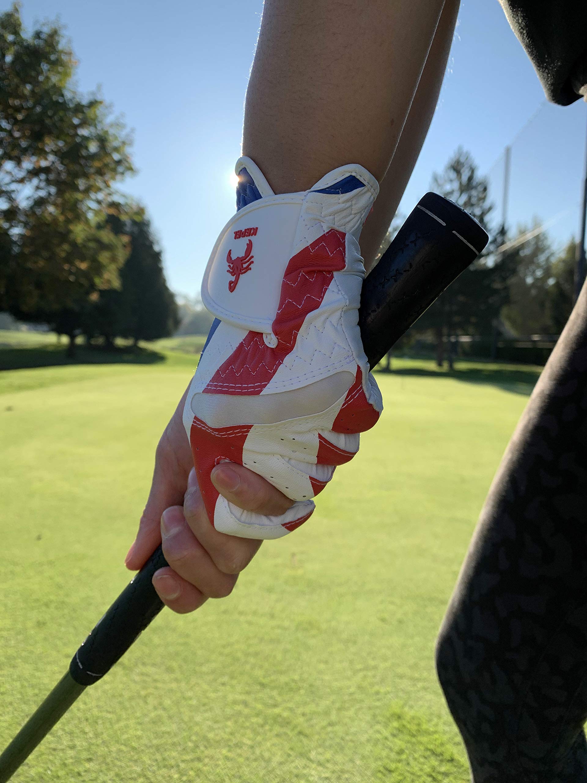 American Dream Cabretta Leather Golf Glove by KEPEL (XL-Men, Left)