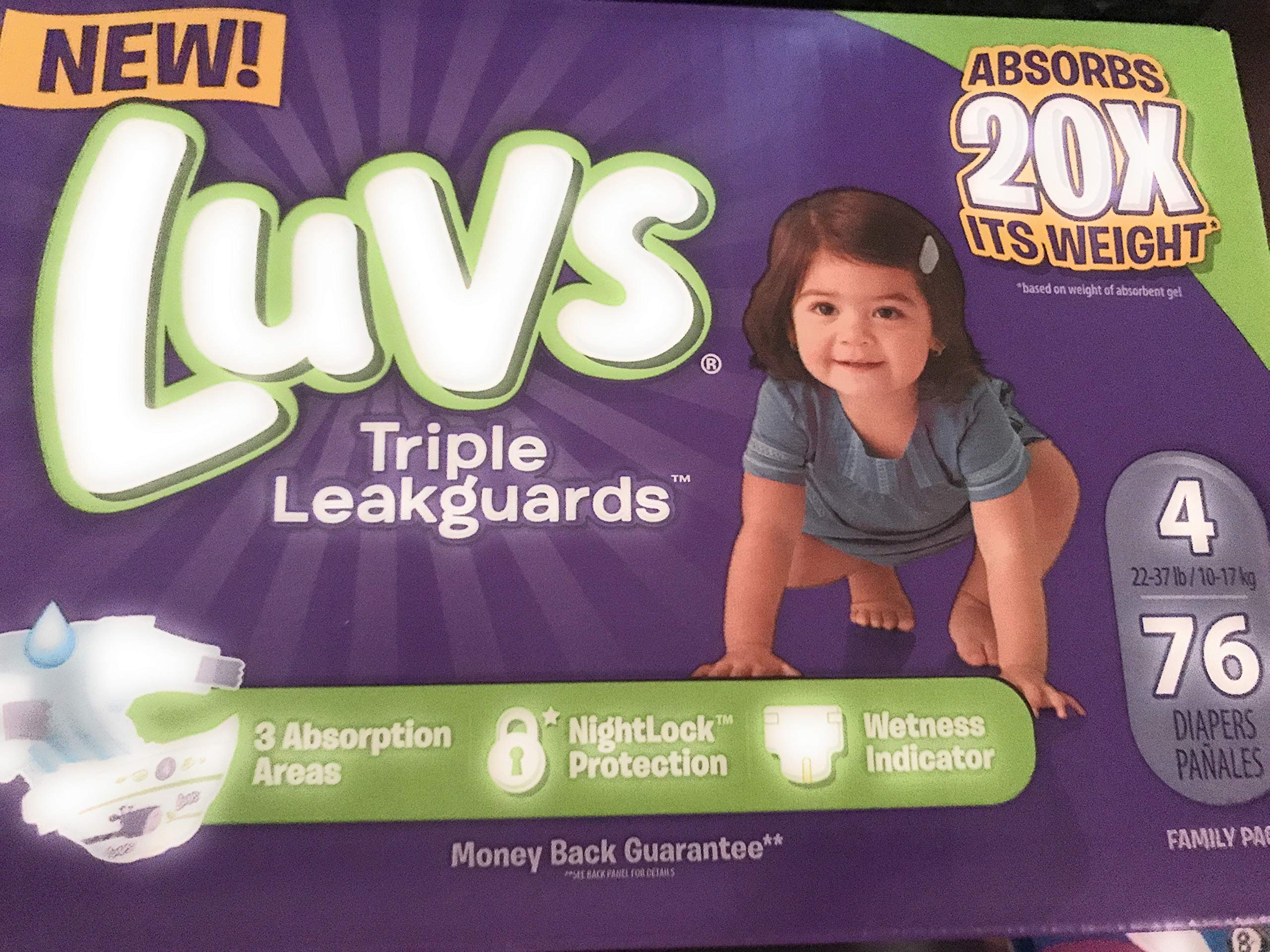 Luvs Diapers Size 4 76 Count