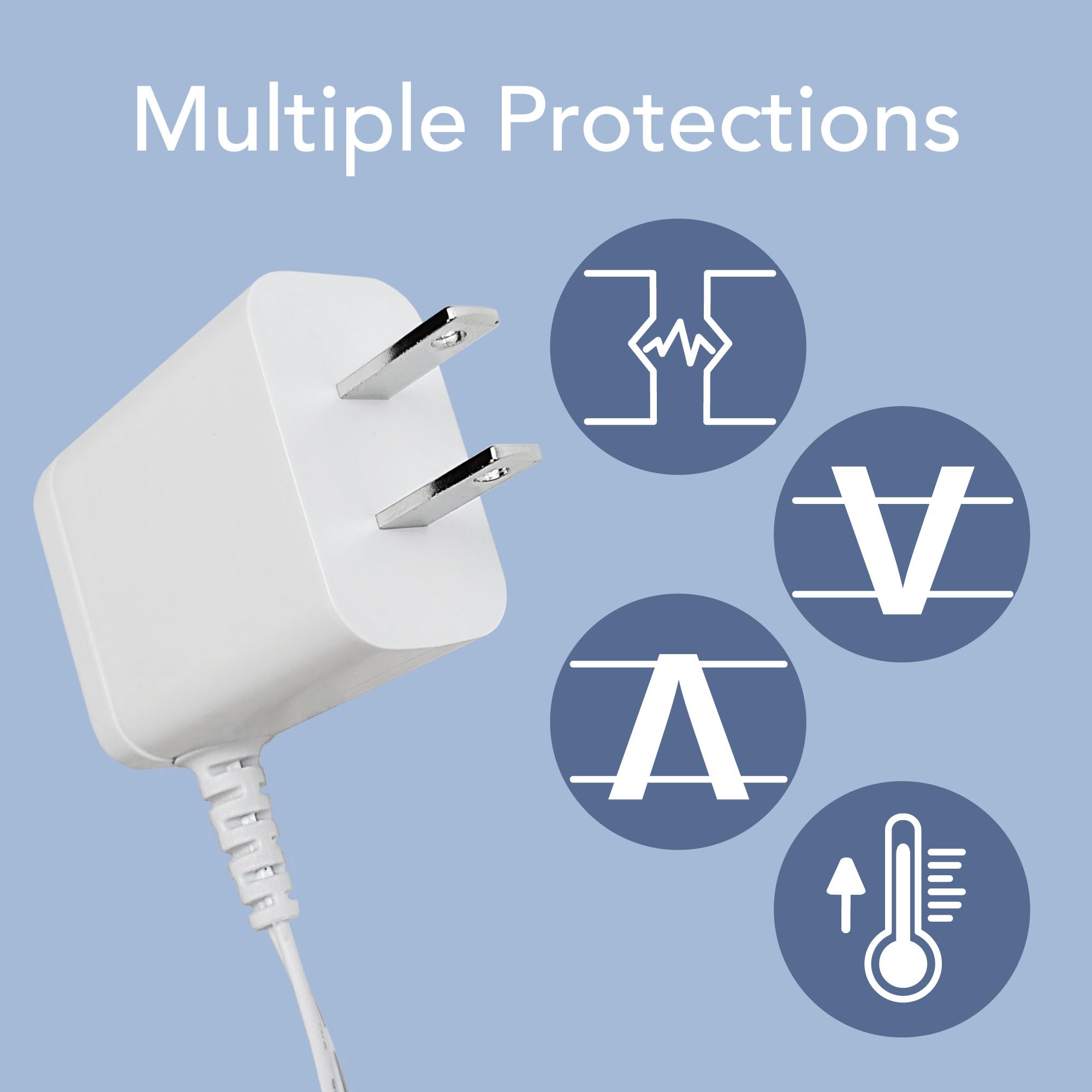 Moonybaby Official Power Cord for All Moonybaby Camera Units, NOT for Handheld Monitor Unit