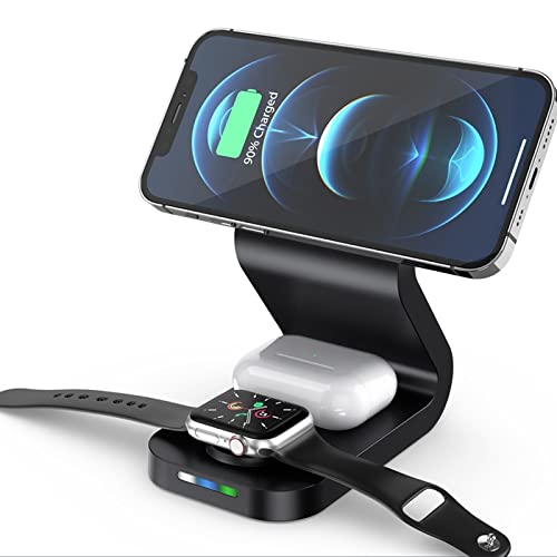 BHVXW 15W Charger 3 in 1 for Mobile Phone Watch Headset Fast Charging Station Dock