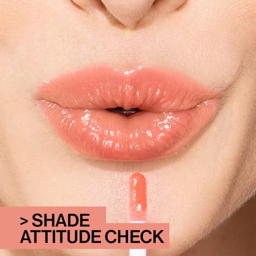 wet n wild MegaSlicks Lip Gloss, Ultra-Glossy, Vitamin-E Enriched, Ultra-Gloss High Shine Moisturizing, Cruelty-Free & Vegan - Strawberry Ice