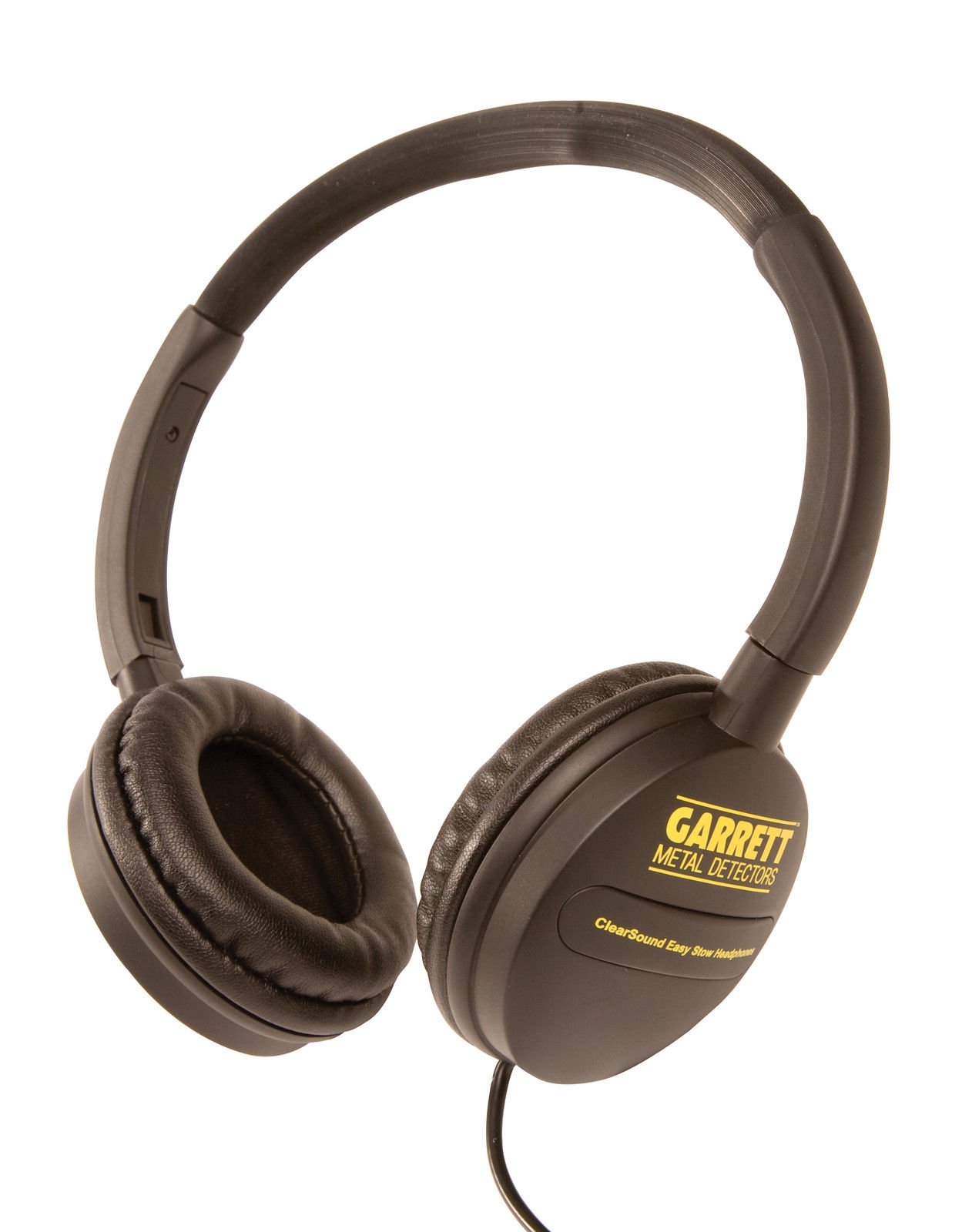Garrett ClearSound Easy Stow Headphones with In-Line Volume for Metal Detectors