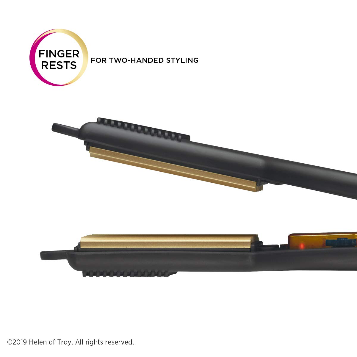 Gold N Hot Professional Ceramic 2β Hair Crimper Iron, 2 Inch (Pack of 1)