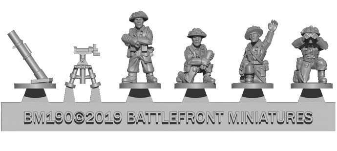 Flames of War Late War: British 3-Inch Mortar Platoon (BR729)