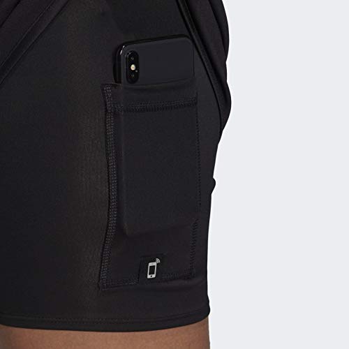 adidas womens 2 in 1 Marathon 20 Shorts Black Medium 3"