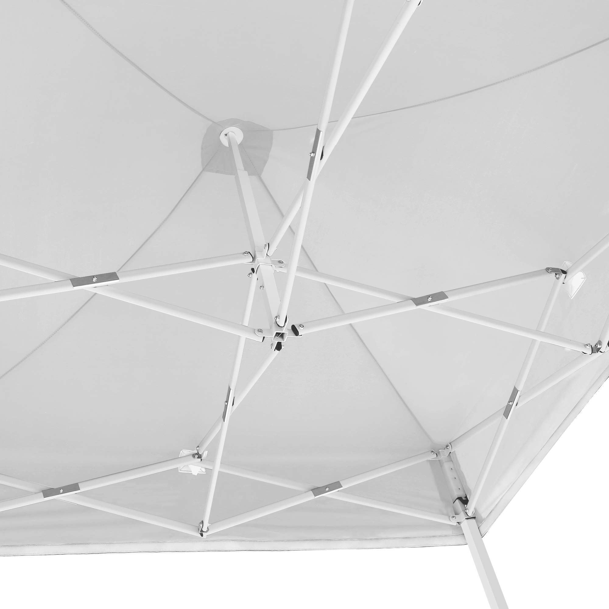 AMERICAN PHOENIX Canopy Tent 5x5 feet Party Tent [White Frame] Gazebo Canopy Commercial Fair Shelter Car Shelter Wedding Party Easy Pop Up (White)