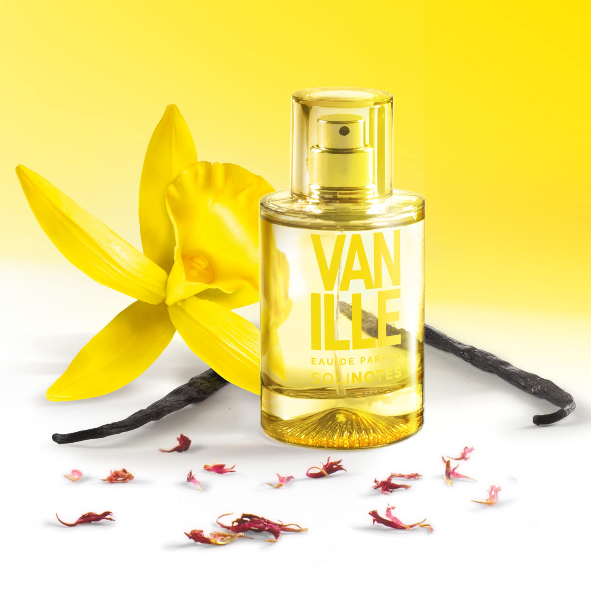 SOLINOTES Vanilla Perfume for Women - Eau De Parfum | Delicate Floral and Soothing Scent - Made in France - Vegan - 1.7 fl.oz