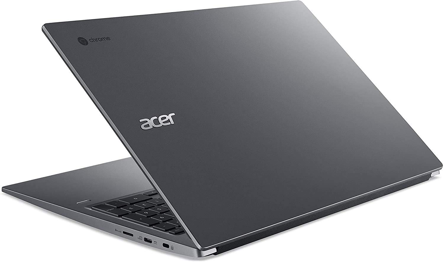Acer Chromebook 715 | 2.20 GHz Intel Core i3-8130U Dual Core Processor| 15.6" Full-HD 1080p Screen | 4GB DDR4 Ram |128GB storage | CB715-1W-35ZK | Steel Gray | (Renewed)