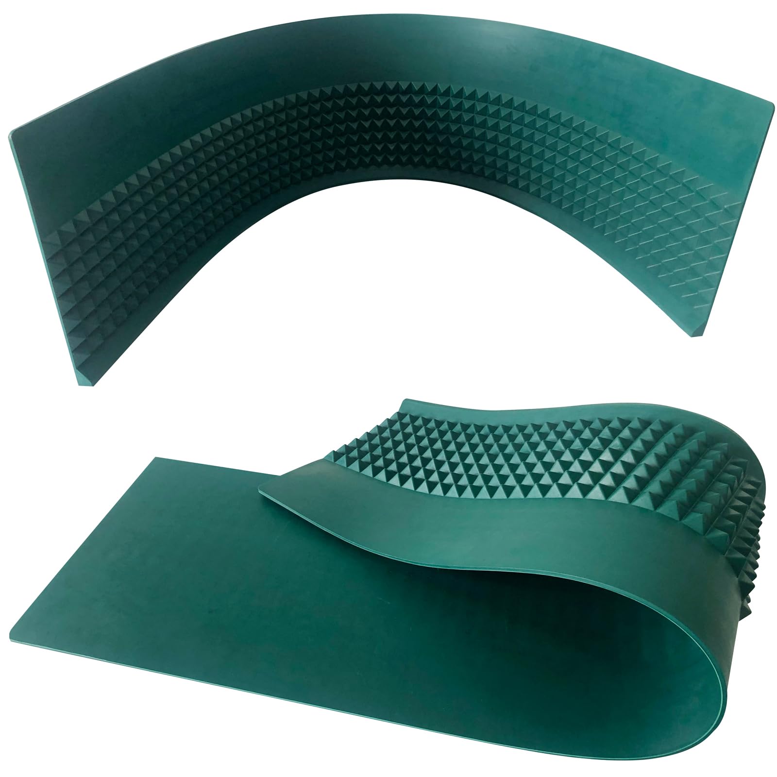 Craps Diamond Pyramid Rubber Bumper - Craps Table Top Set Felt Mat Wall,48"x11"Dark Green Backboard,Great for Casinos Crap Dice Games and Poker Nights