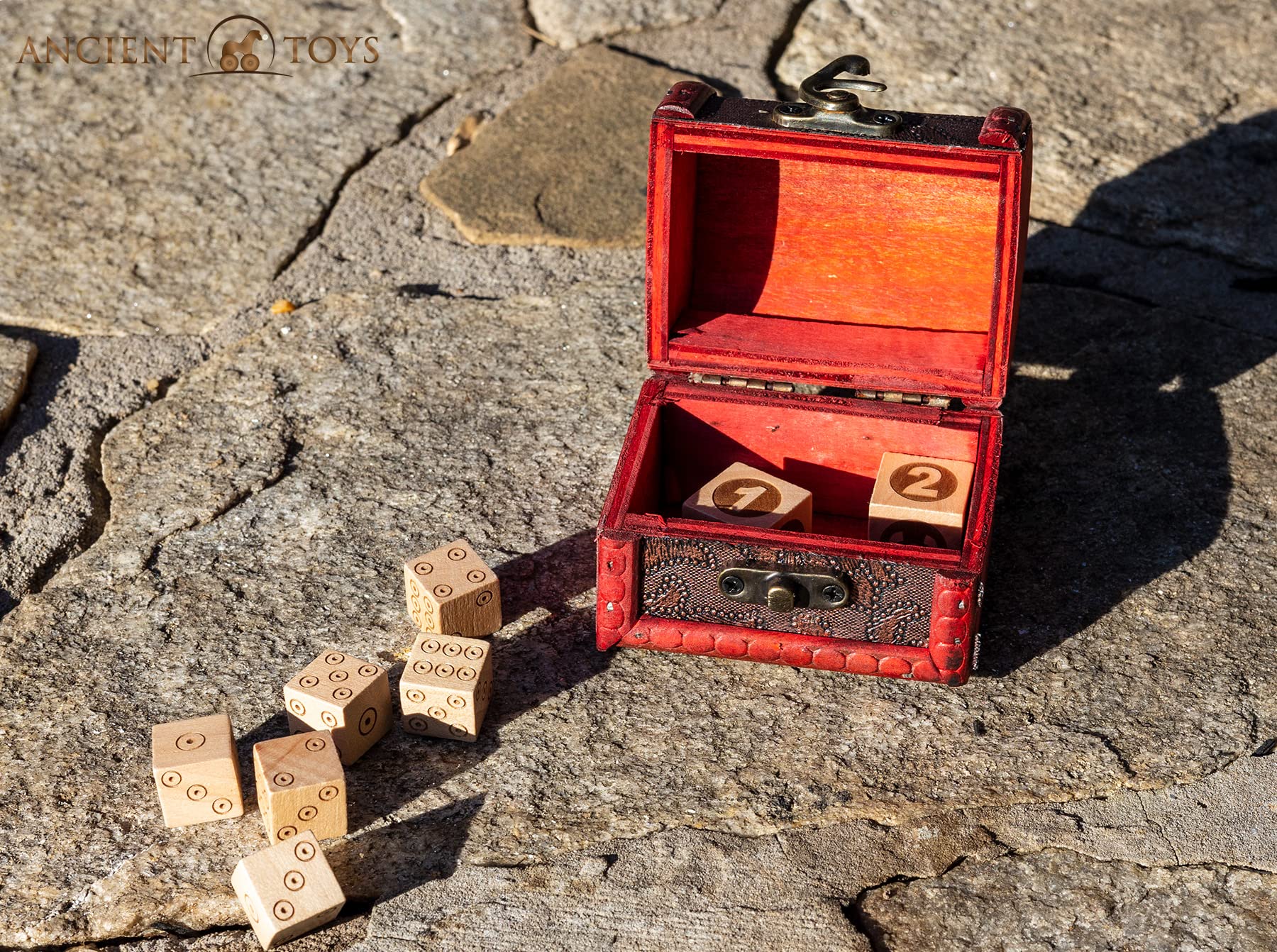Ancient Toys Viking Dice from A Fast-paced Bluffing Game Similar to Liar’s Dice, Mia, Dudo and Perudo. Great Party Game That is Fun and Easy to Learn!…