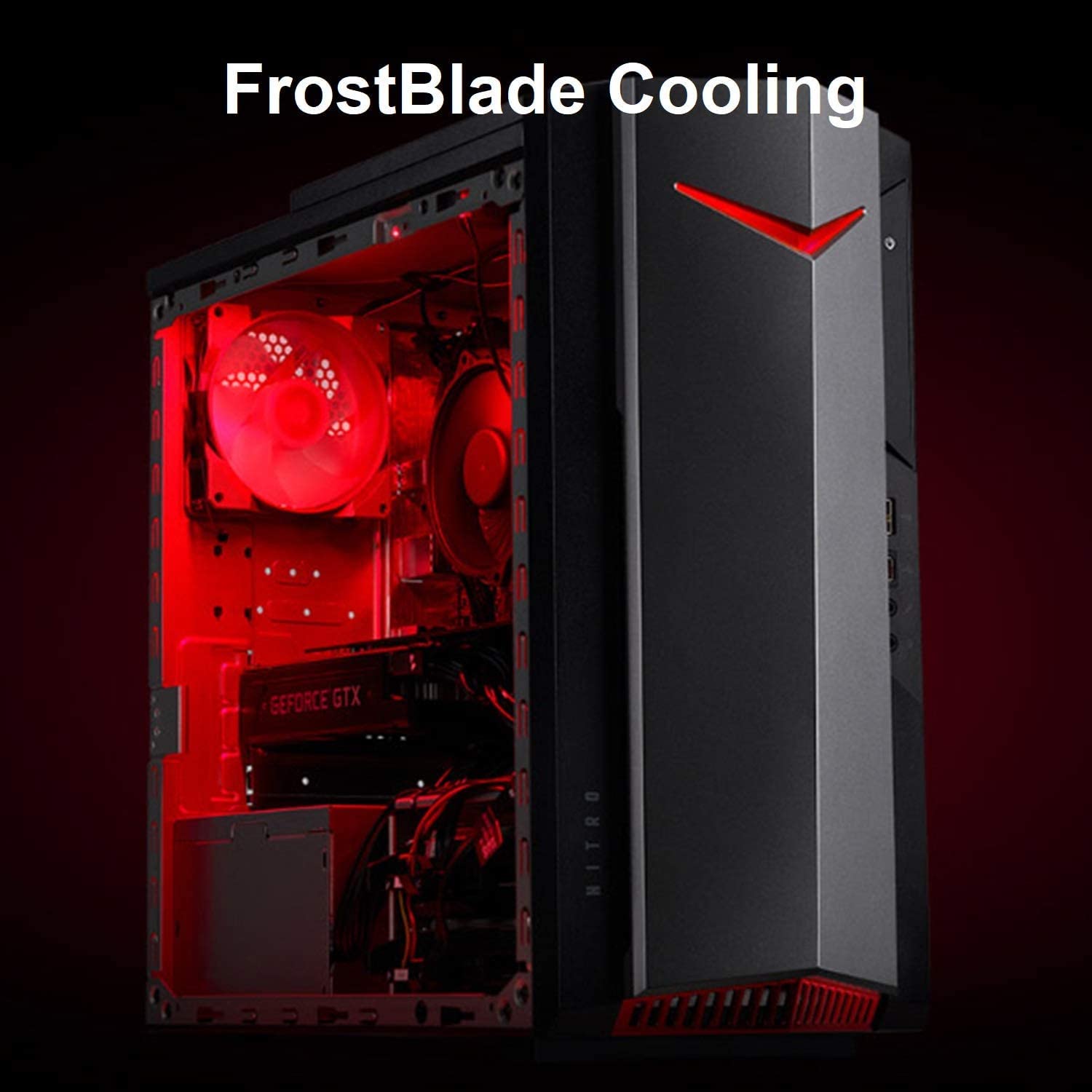 acer Nitro N50 Gaming Desktop 2022, 6-Core Intel Core i5-11400F, GeForce GTX 1650, 32GB DDR4 RAM, 1TB NVMe SSD, Intel Wi-Fi 6 AX201, Keyboard, Mouse