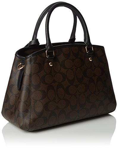 Coach Margo Carryall and Crossbody handbag (Brown Black)