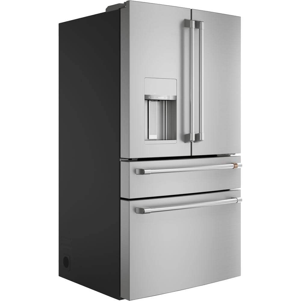 Cafe CVE28DP2NS1 27.6 Cu.Ft. Stainless 4-Door French Door Refrigerator Title
