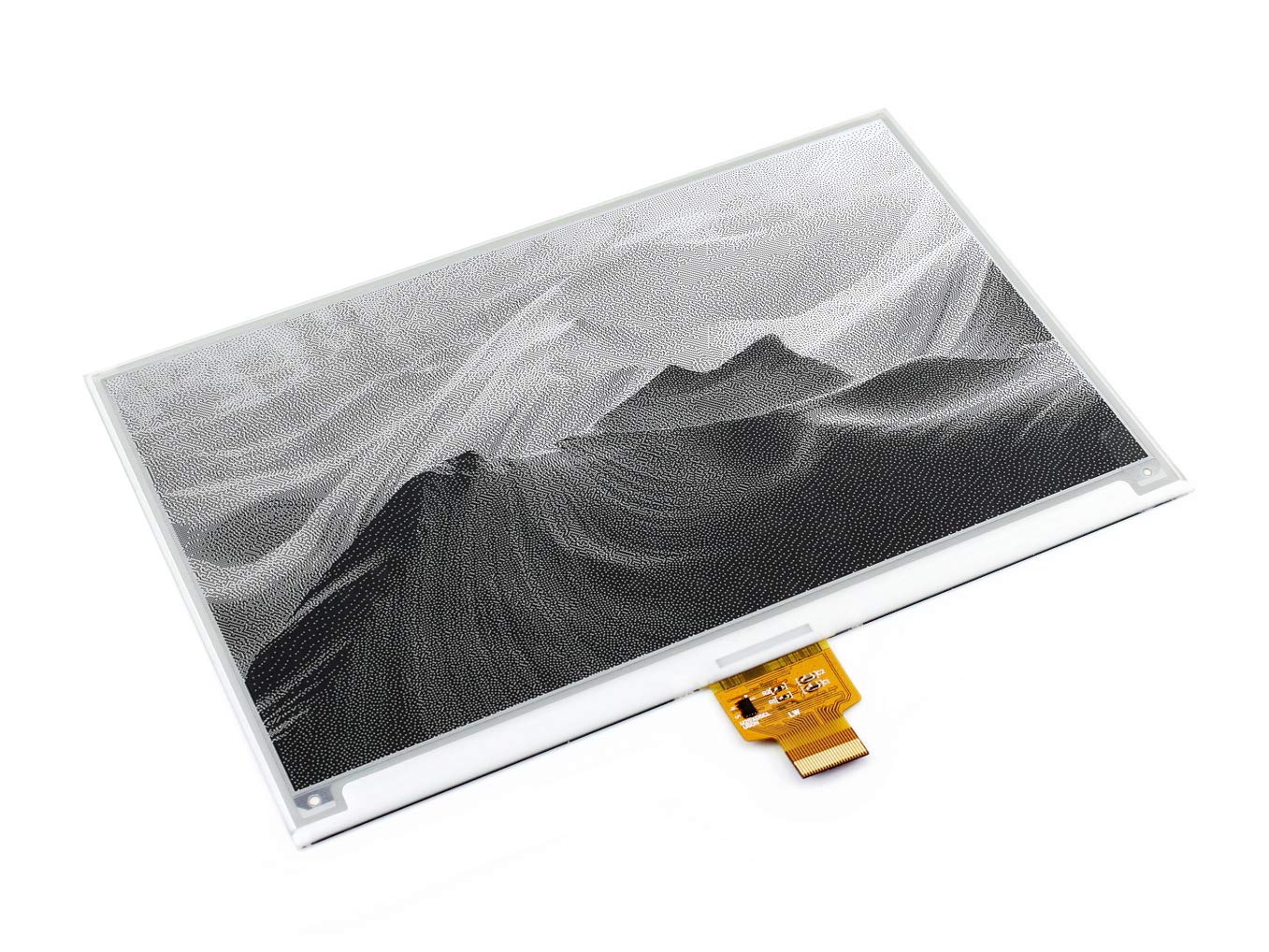 waveshare 7.5inch E-Ink Raw Display Compatible with Raspberry Pi 5/4B/3B/Zero/Zero W/Zero 2W/Pico/Pico W/Pico WH 800×480 Resolution with SPI Interface Without PCB