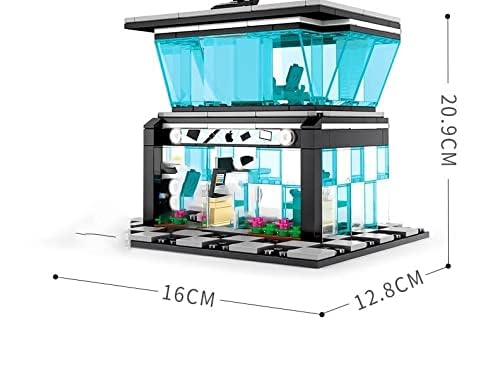 General Jim's Modular City Retail Cell Phone Building Blocks Store | Urban Electronics Emporium Building Set