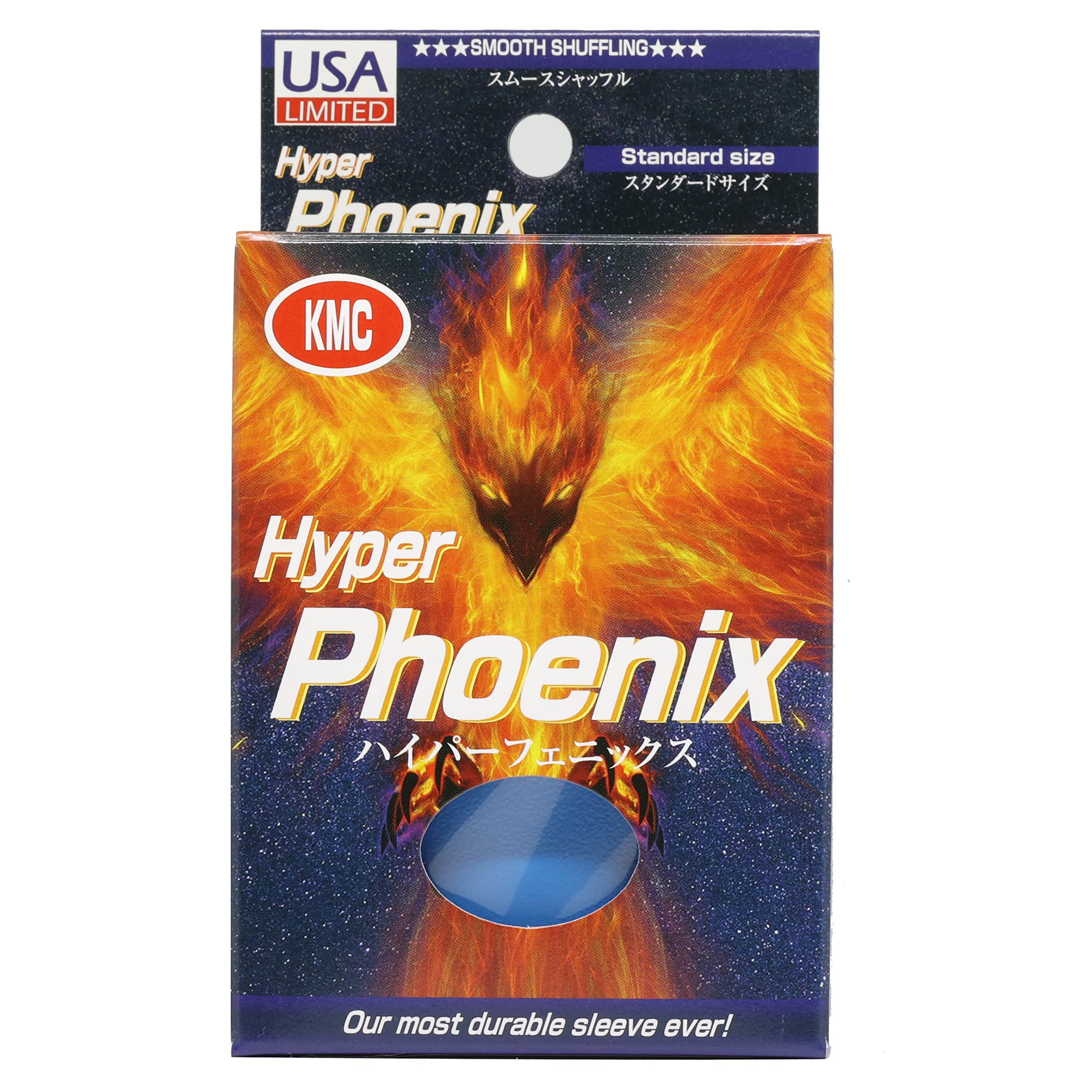 KMC Sleeves Full Size Hyper Phoenix - Matte Blue (100)