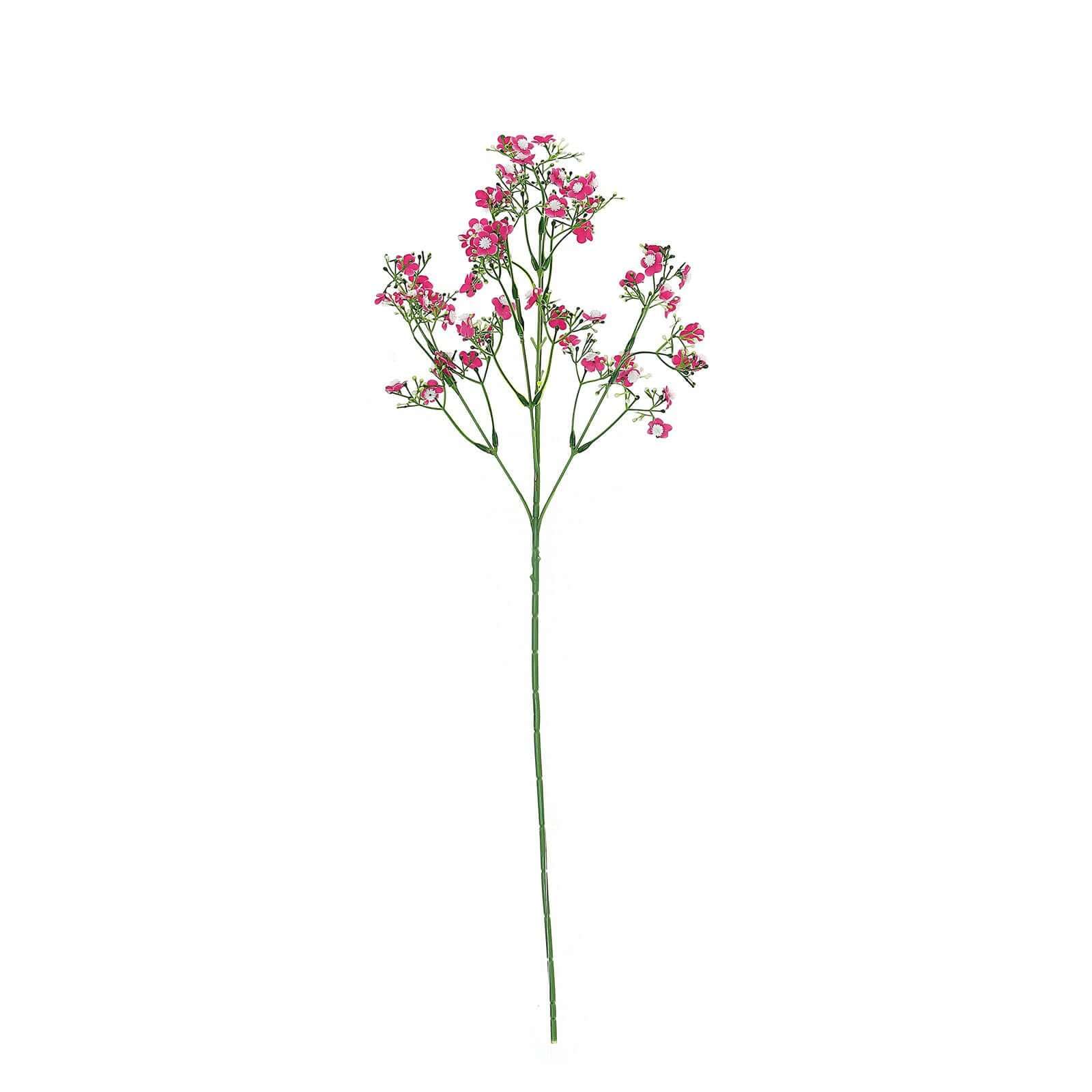 Efavormart 12 Pack - 22" White Babys Breath Artificial Flowers, Gypsophila Real Touch Silk Flowers Stem for DIY, Wedding, Party, Home, Floral Arrangement, Garden Decoration