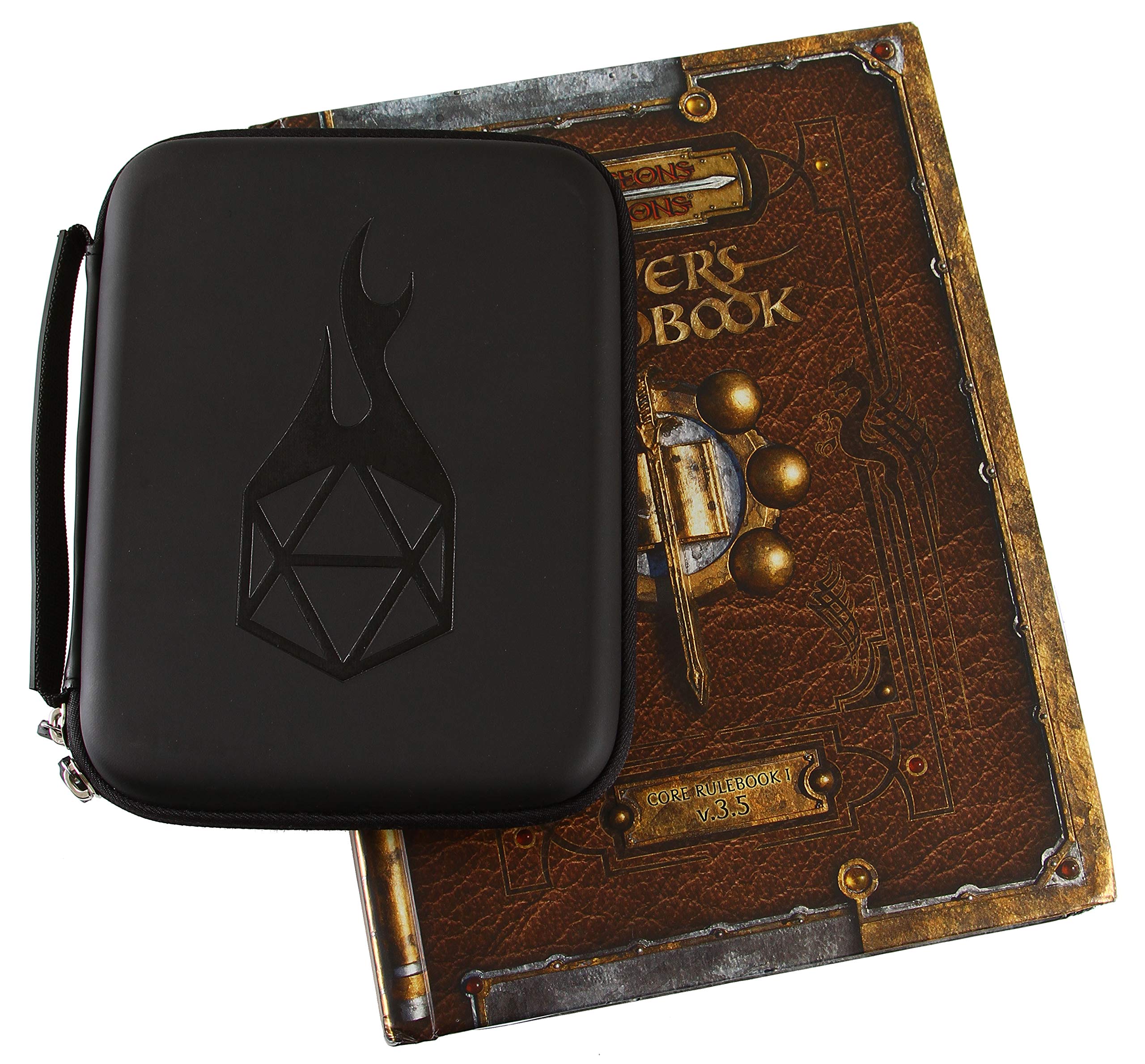 Forged Dice Co. Dice Storage Case with Foam Insert - Storage Box Holds 35 Individual Metal or Plastic Polyhedral Dice or 5 Sets of Dice - Display Case Works with DND and Dungeons & Dragons Game Dice