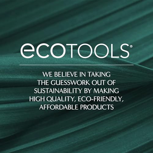 EcoTools Daily Defined Eye Brush Kit, Makeup Brushes For Liquid, Powder, & Cream Eyeshadow & Eyeliner Application, Eco-Friendly Eye Brushes, Synthetic Hair, Cruelty Free, 5 Piece Set