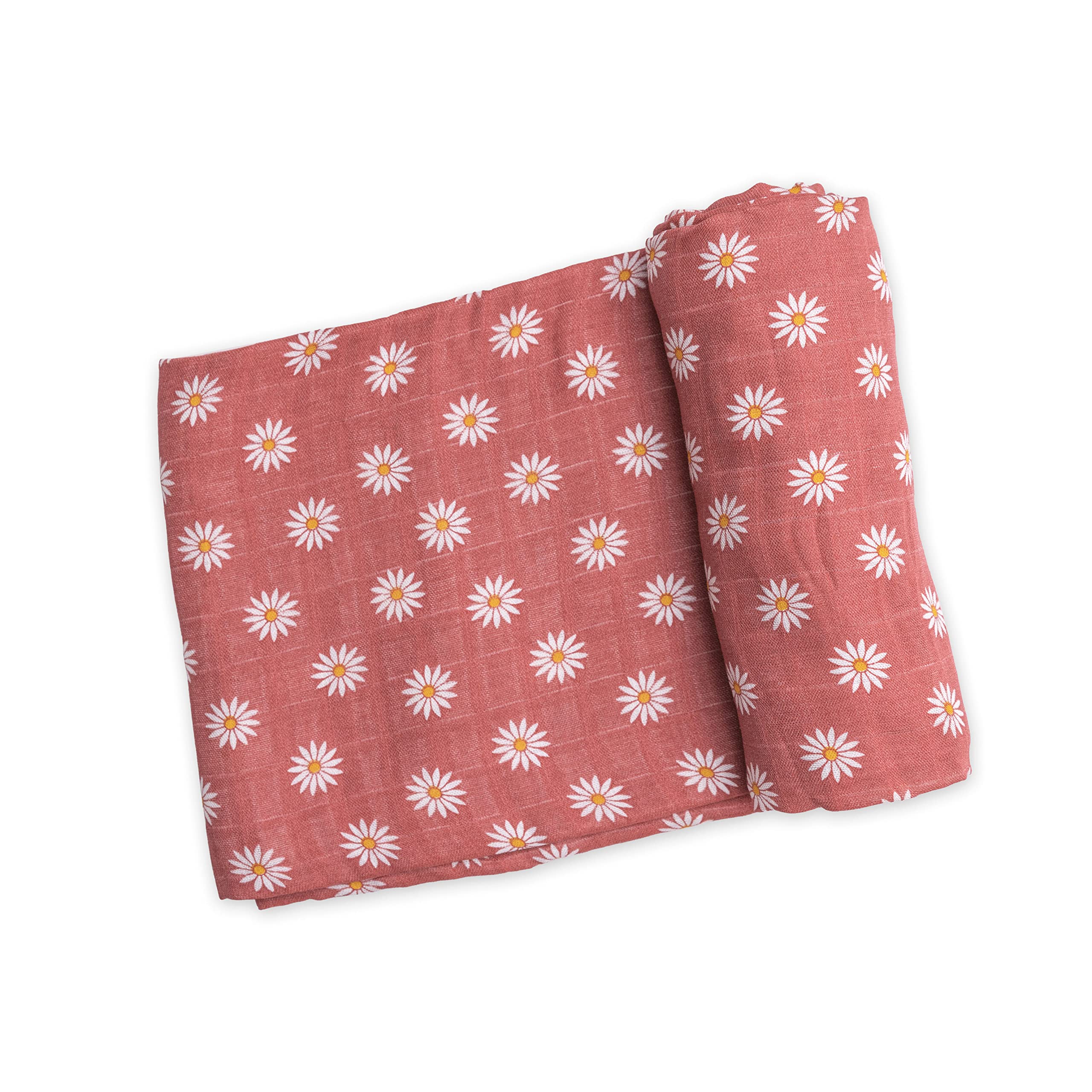 Angel Dear Daisy Days/Rust Swaddle Blanket O-S, One Size