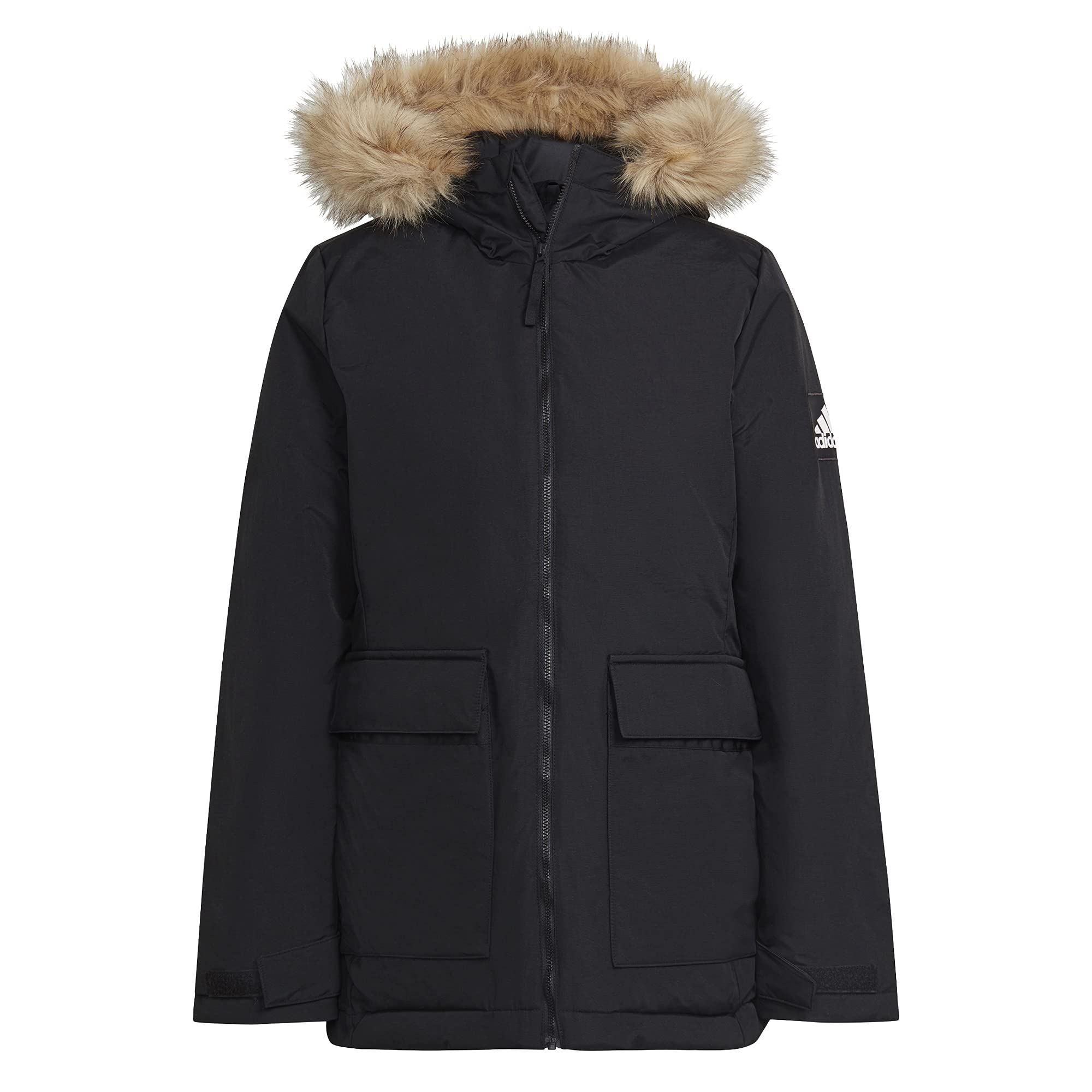 adidas womens Utilitas Hooded Parka Black Small