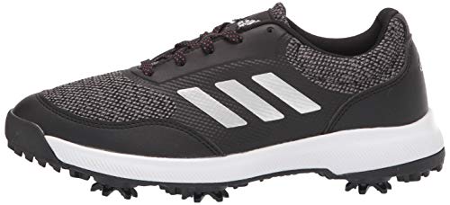 adidas womens W Tech Response 2.0 Golf Shoe, Black/Silver/Grey, 7.5 US