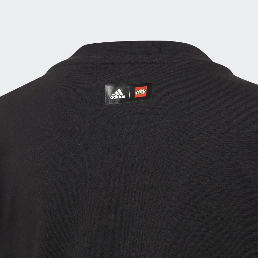 adidas x Classic Lego® Graphic Tee Kids', Black, Size XL