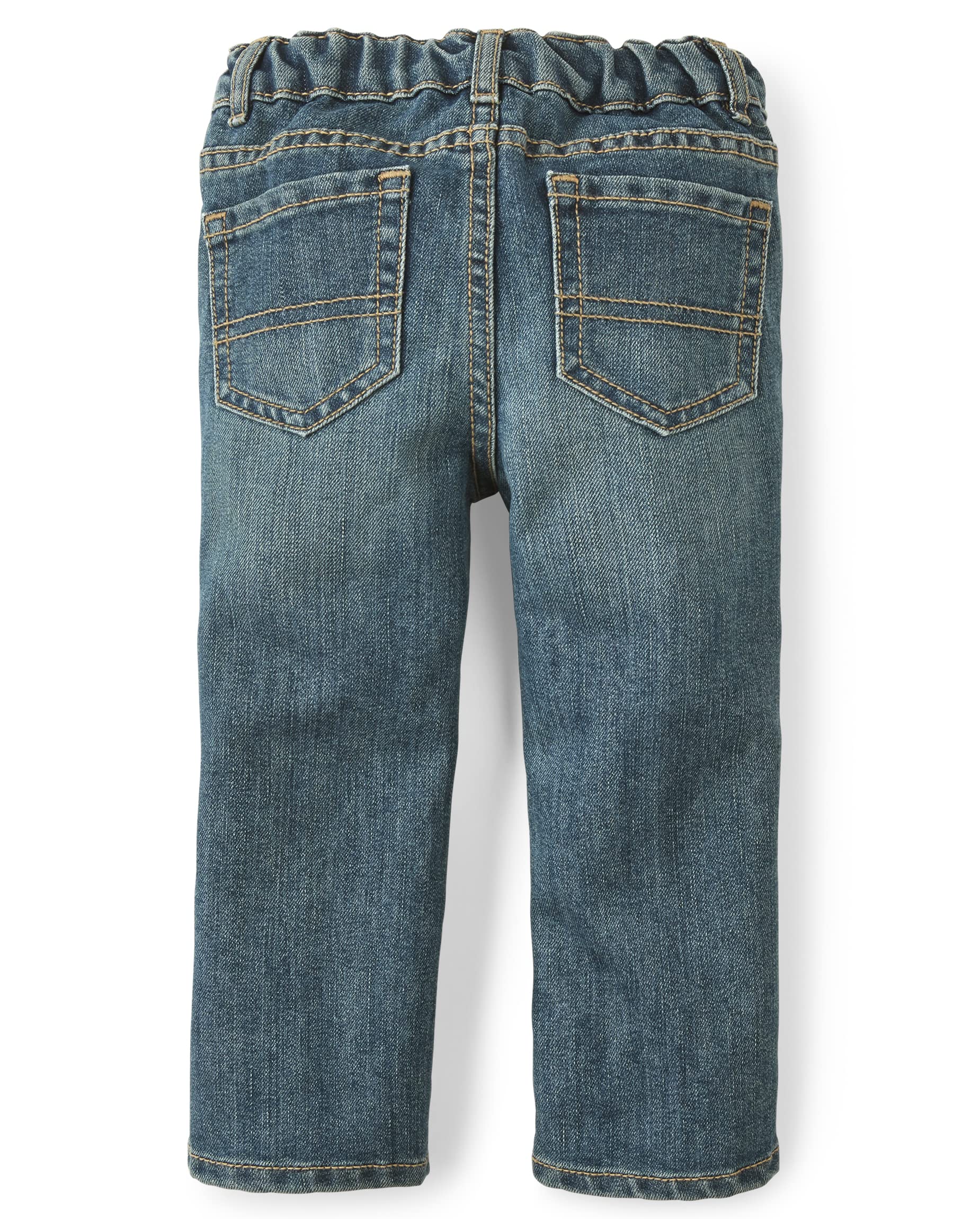 The Children's Place boys And Toddler Basic Bootcut Jeans, Tide Pool Single, 5T US