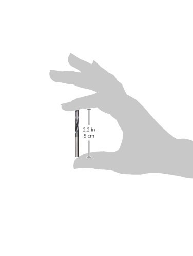 Kodiak Cutting Tools KCT217468 USA Made Solid Carbide Drill Bit, AlTiN Coated, Stub Length, 2 Flute, 3/16" Diameter, 7/8" Length of Cut, 2" Overall Length