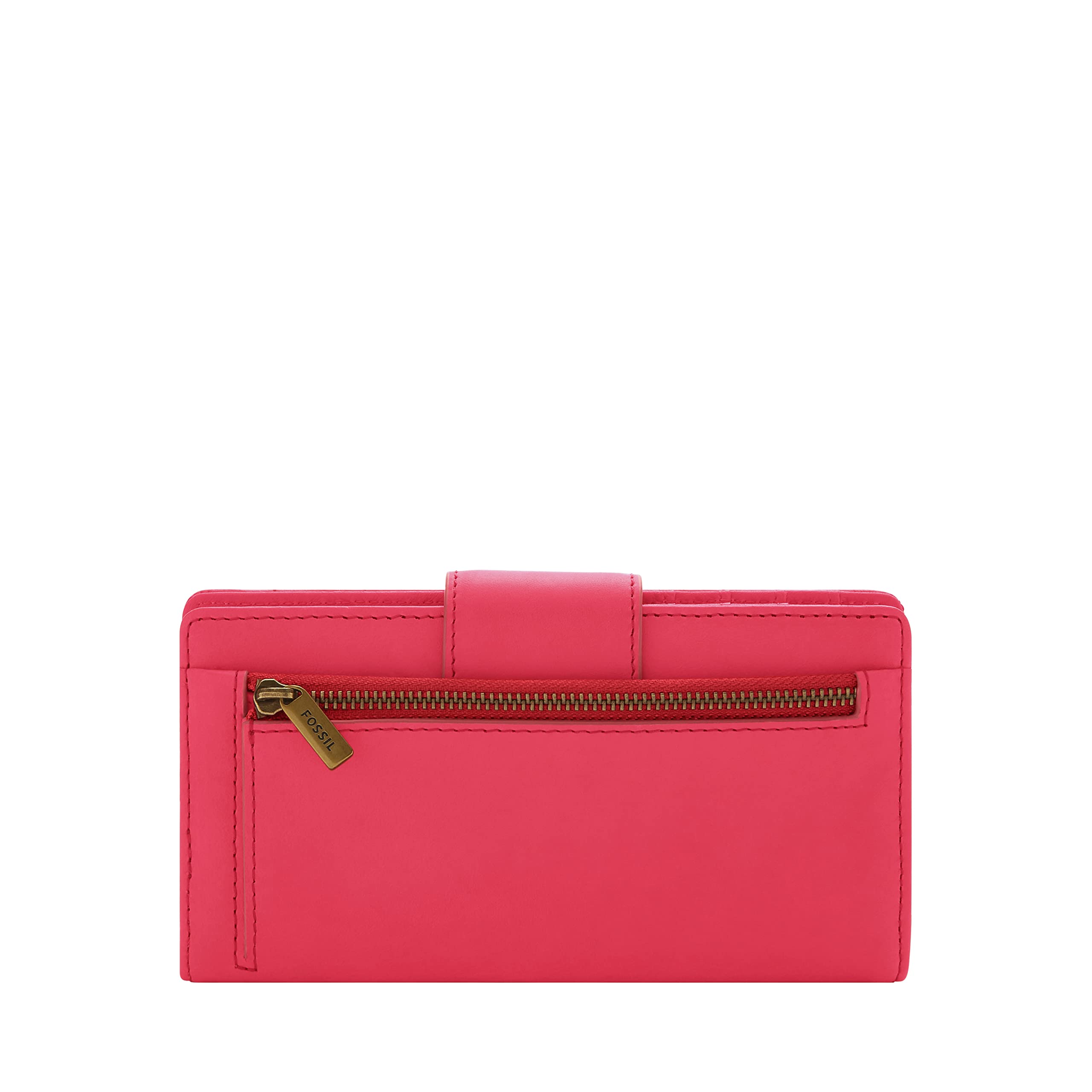 Fossil Logan Tab Clutch Wallet, Cherry Quilted