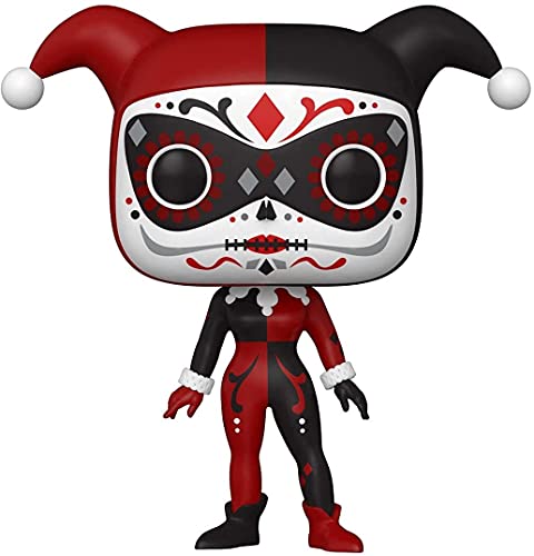 Funko Dia de Los Muertos - Harley Quinn Pop! Vinyl Figure (Bundled with Compatible Pop Box Protector Case)