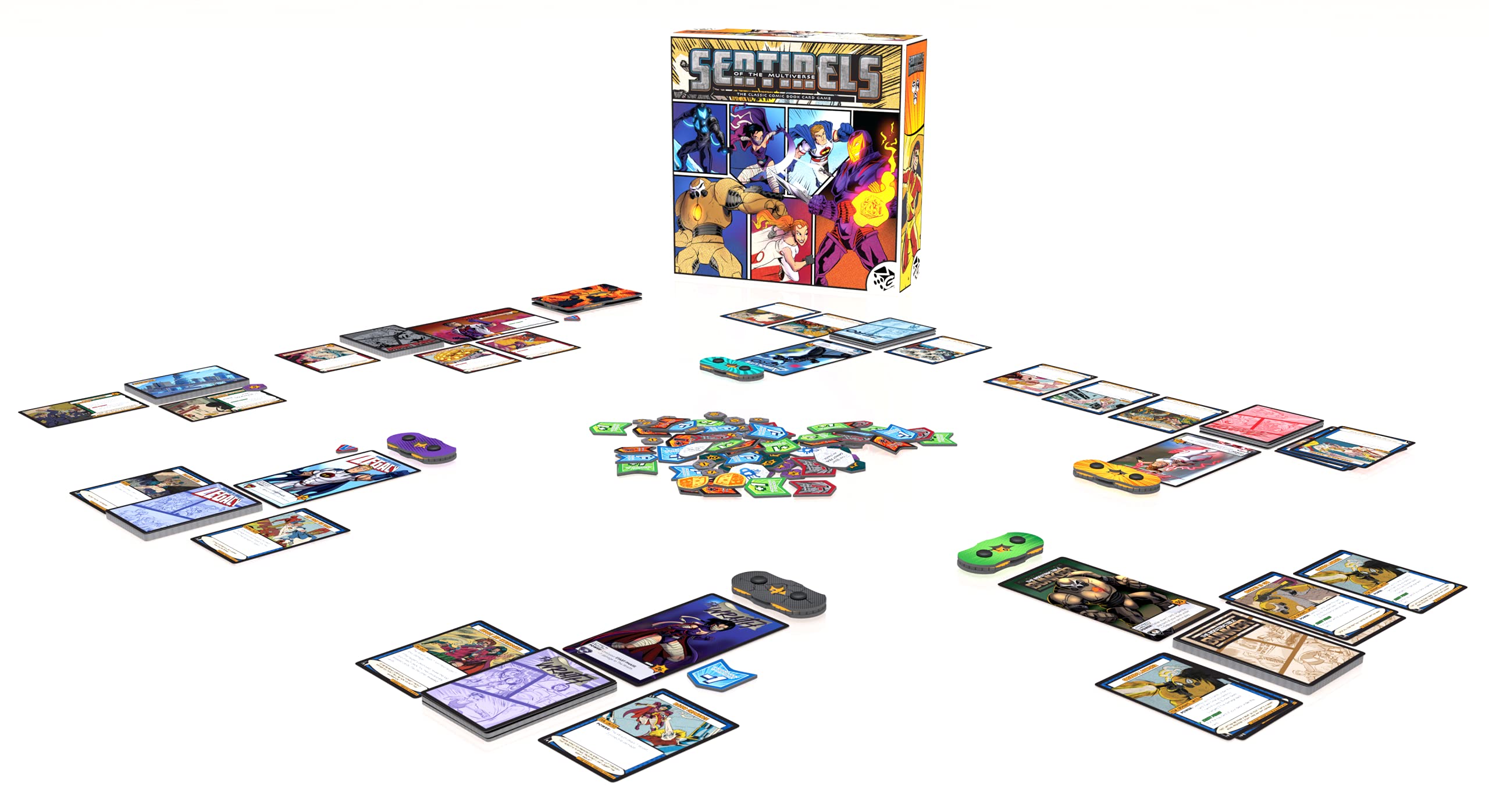 Greater Than Games | Sentinels of The Multiverse: Definitive Edition | Cooperative Strategy Board Game | 1 to 5 Players | 30+ Minutes | Ages 14+
