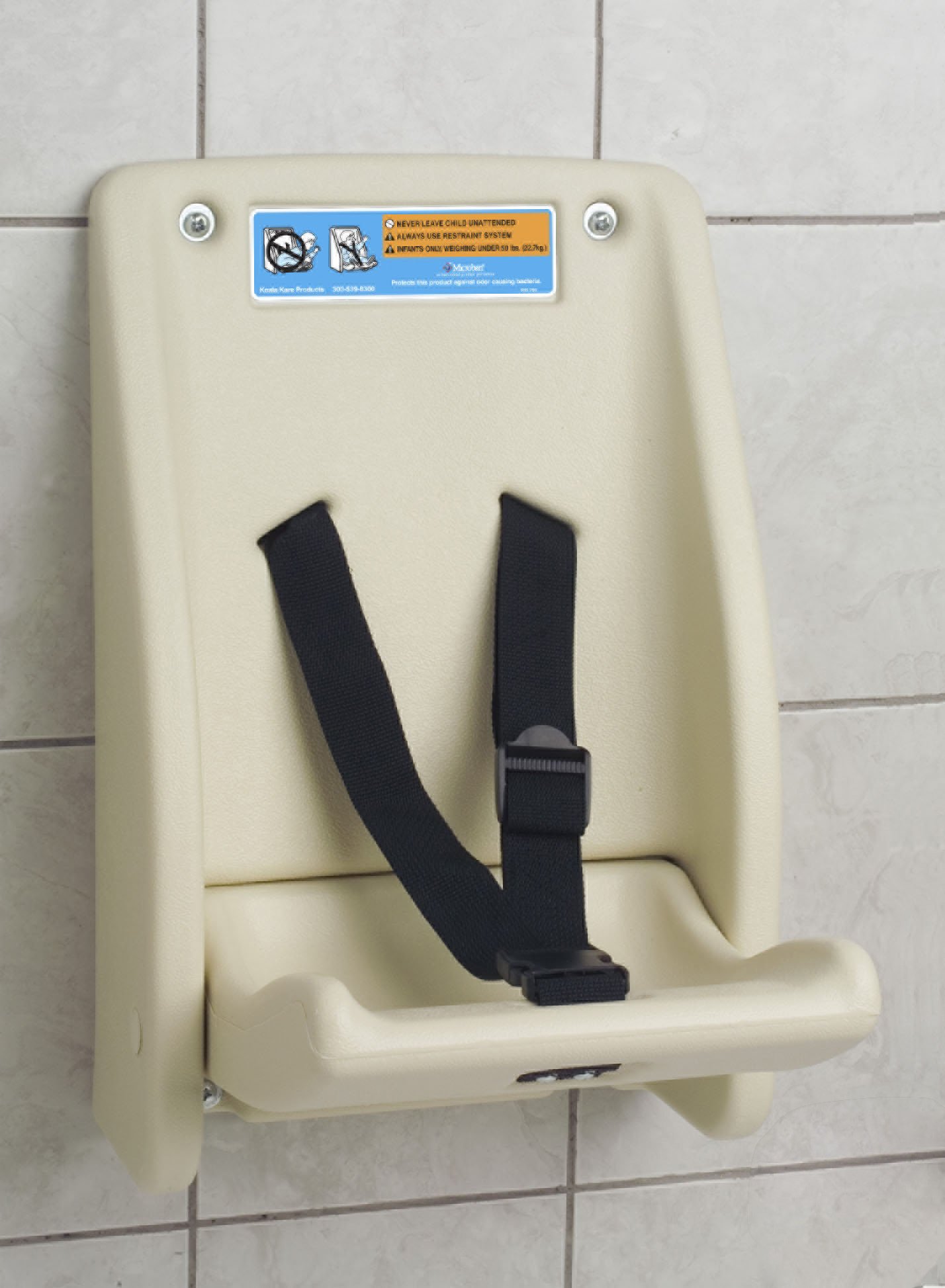 Koala Kare KB102-00 Wall Mounted Child Protection Seat, Cream