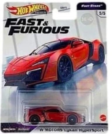 Hot Wheels Premium Fast & Furious Fast Stars Complete Set of 5 Vehicles