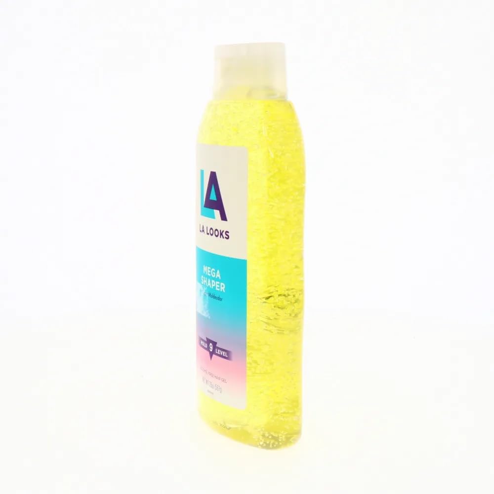 L.A. Looks Mega Shaper Hair Gel - Hold 9 Level - 20 Oz (567g)